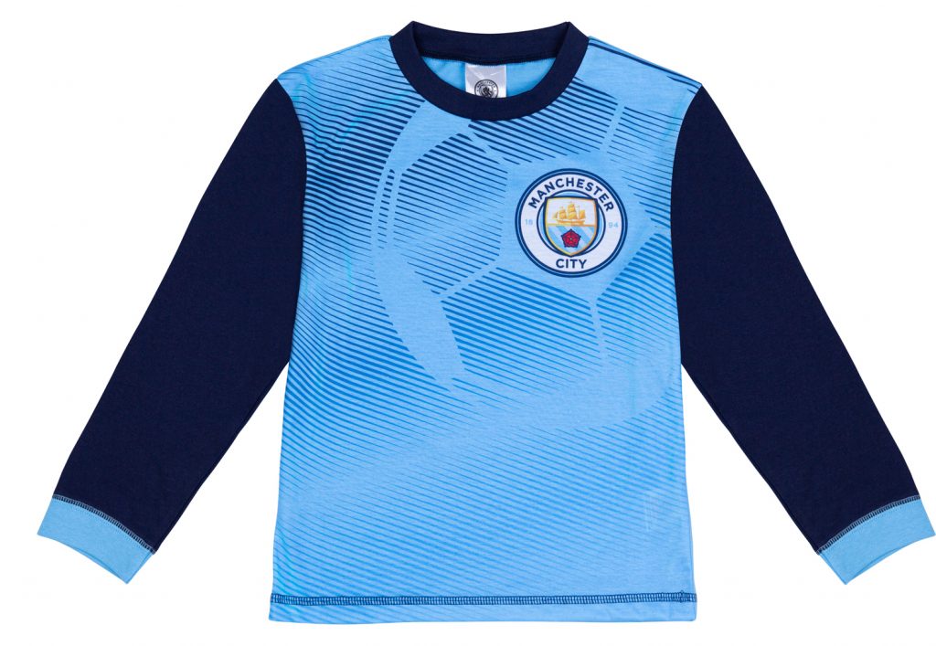Manchester City F.C Boys Pyjamas Man City PJ Set - Characterville