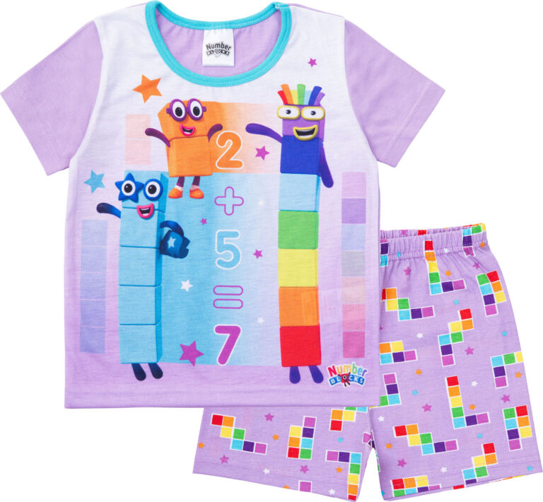 Numberblocks Girls Short Pyjamas - Characterville