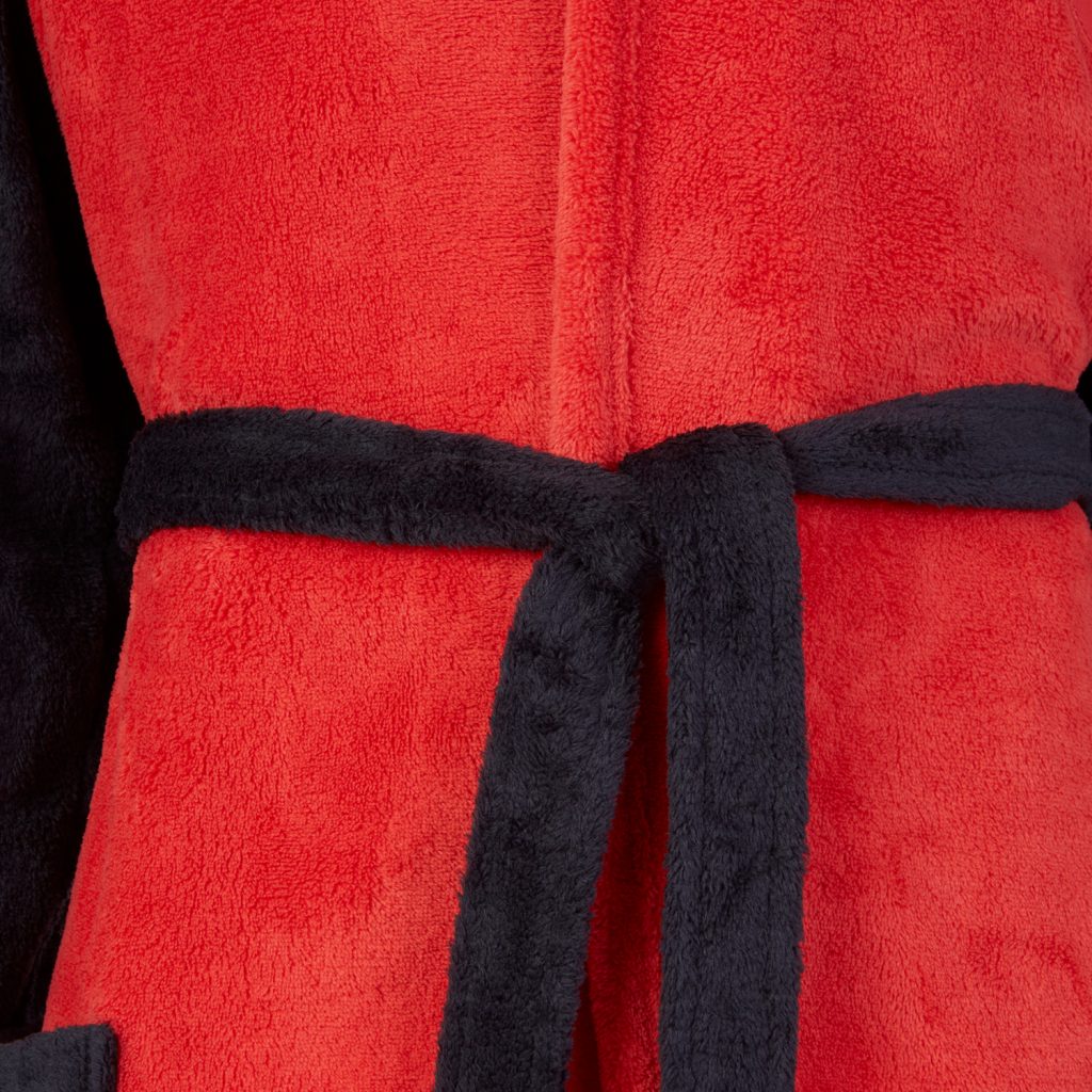 Liverpool F.C Mens Hooded Dressing Gown Night Robe - Characterville