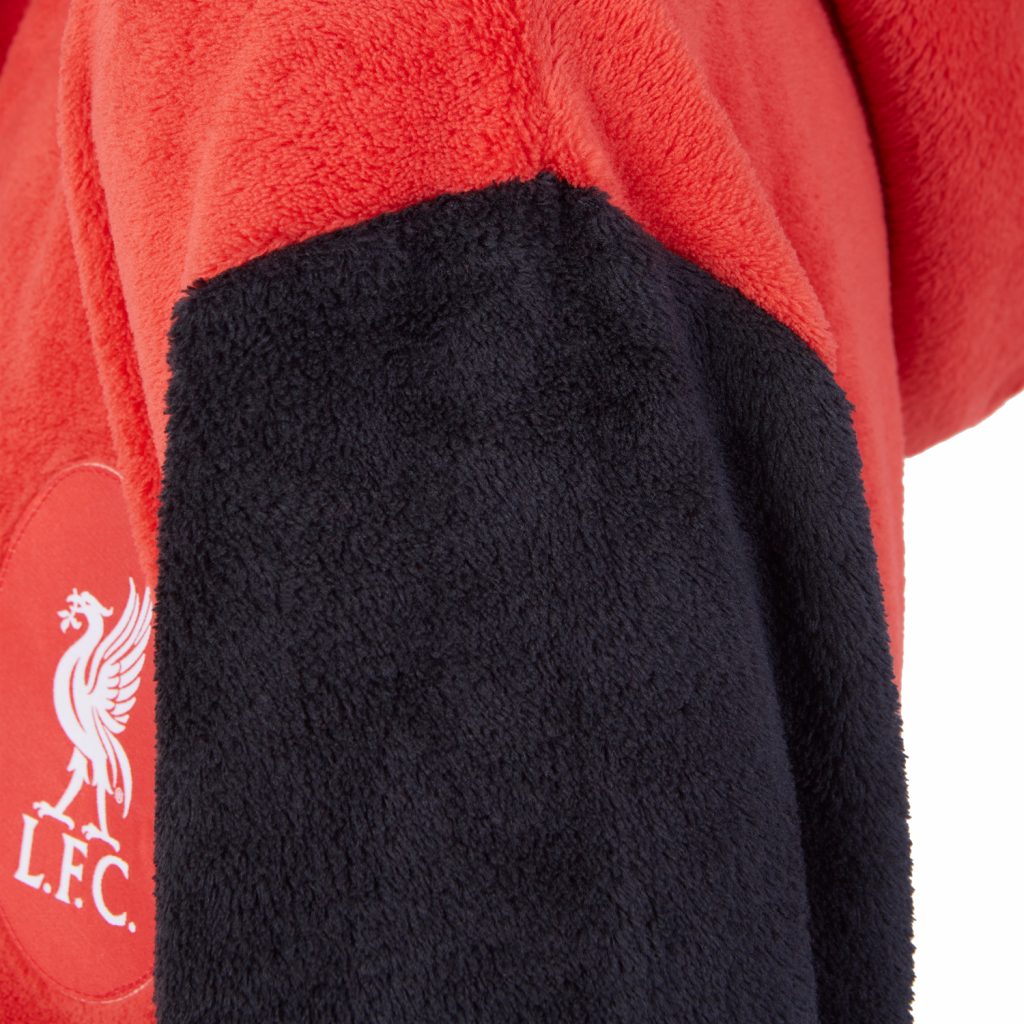 Liverpool F.C Mens Hooded Dressing Gown Night Robe - Characterville