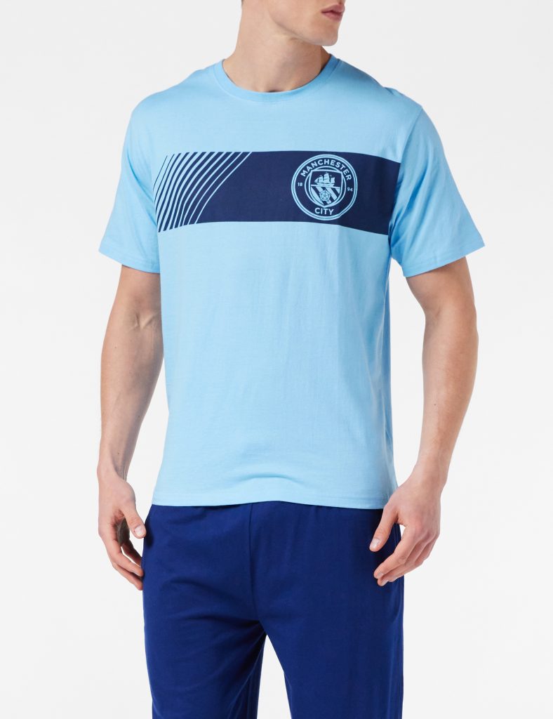 Manchester City F.C Mens Pyjamas Pjs - Characterville
