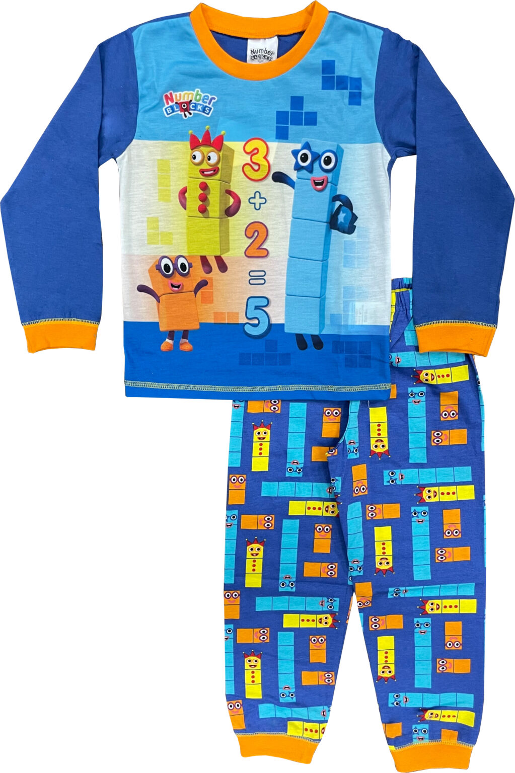 Numberblocks Boys Pyjamas Pjs - Characterville