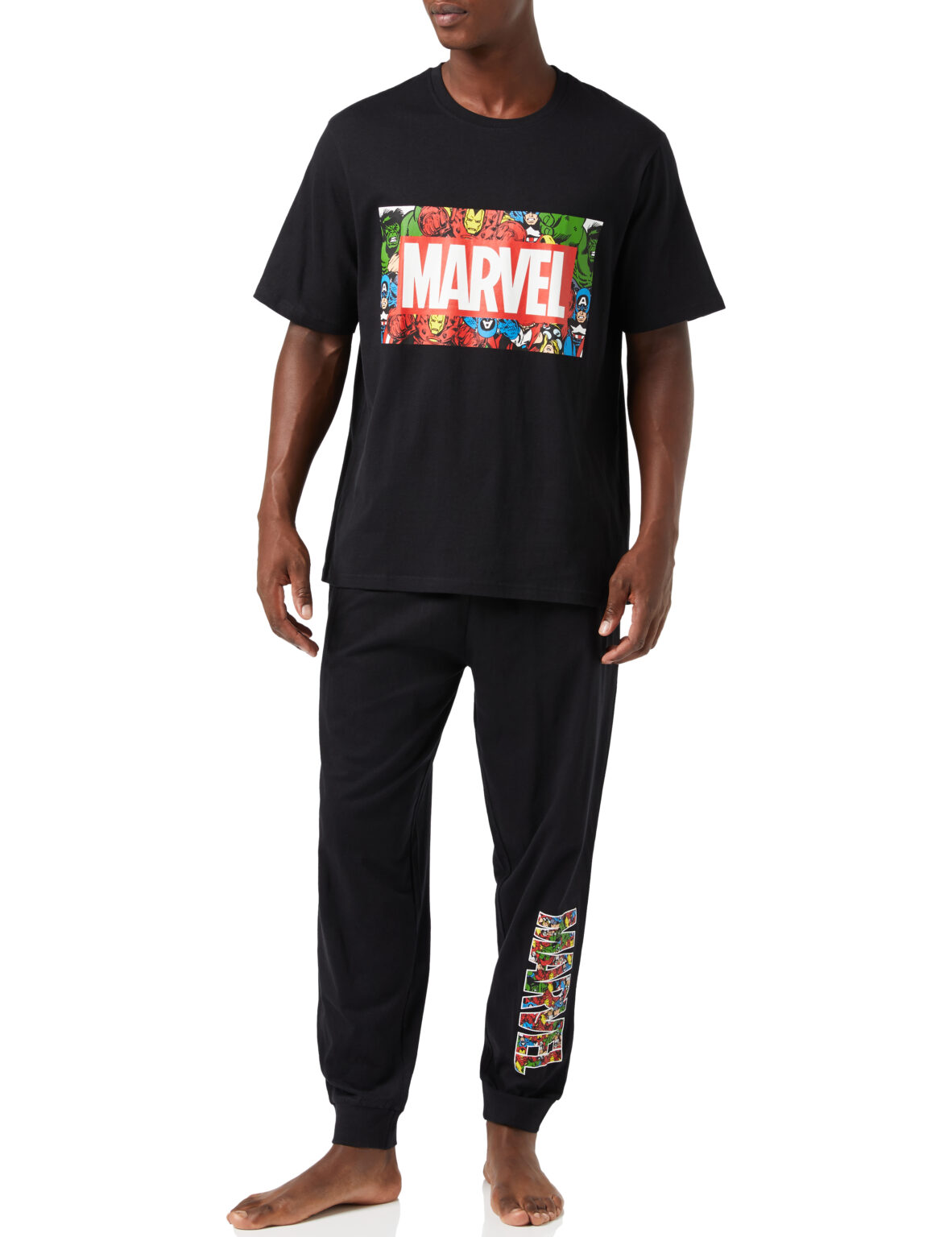 Marvel Mens Pyjamas Long Pjs - Characterville