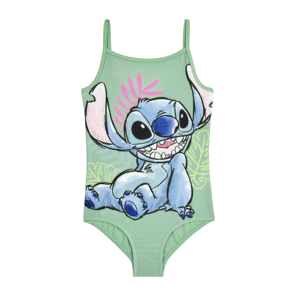 Girls Disney Lilo and Stitch Swimming Costume One piece Swimsuit ...