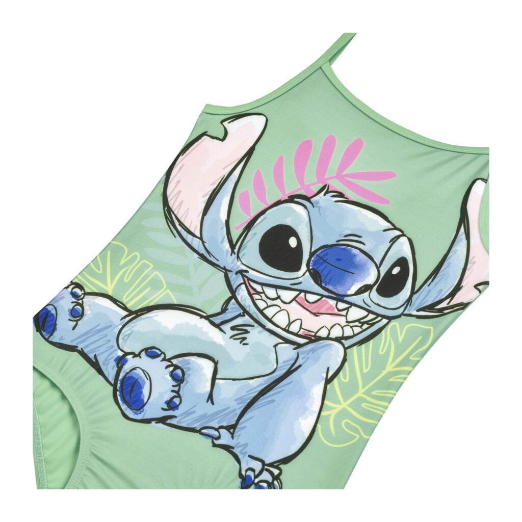 Girls Disney Lilo and Stitch Swimming Costume One piece Swimsuit ...