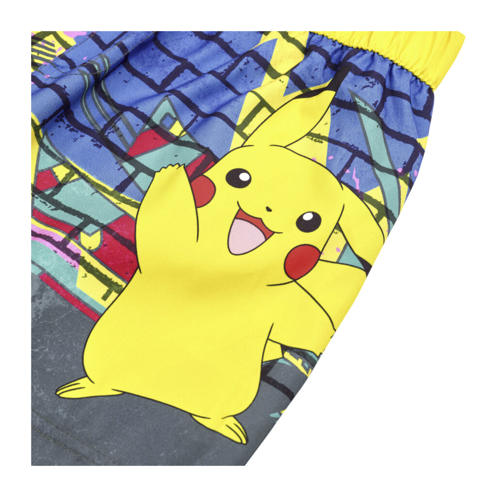 Boys Pokemon Pikachu Swim Shorts Trunks - Characterville