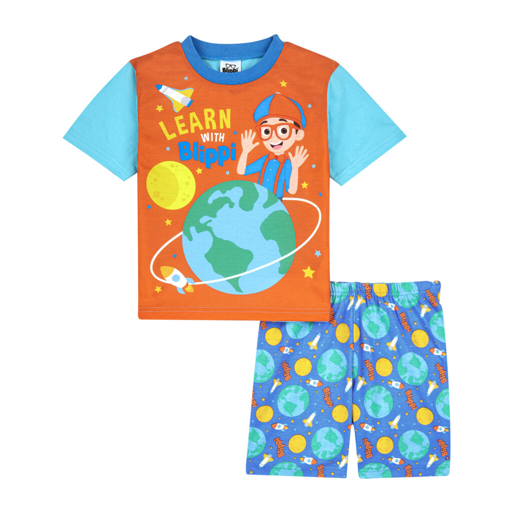 Blippi Boys Pyjamas Short Pjs Ages 18 Months to 7 Years Old ...