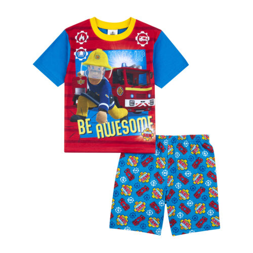 Fireman Sam Boys Pyjamas Short PJs Ages 18 Months to 7 Years ...