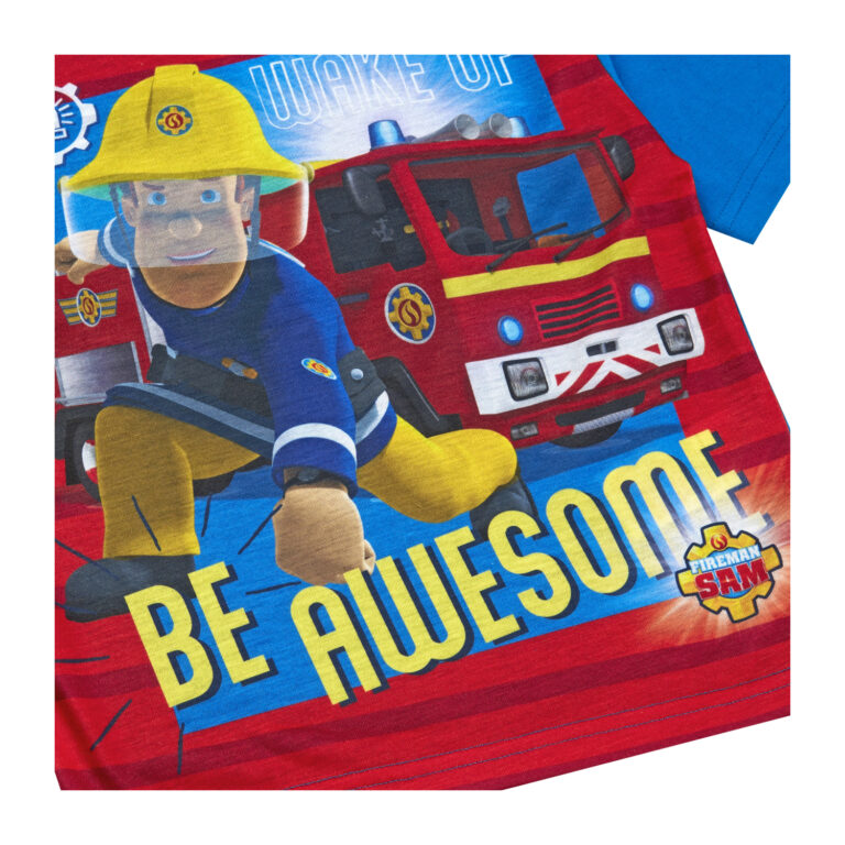 Fireman Sam Boys Pyjamas Short PJs Ages 18 Months to 7 Years ...