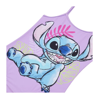 Girls Disney Lilo and Stitch Swimming Costume One piece Swimsuit ...