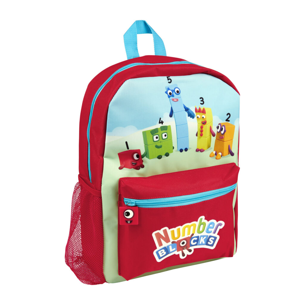 Numberblocks Kids Backpack 4 Piece School Set - Characterville