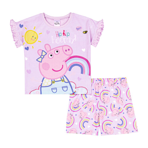 Peppa Pig Girls Pyjamas Short Pjs Set - Characterville