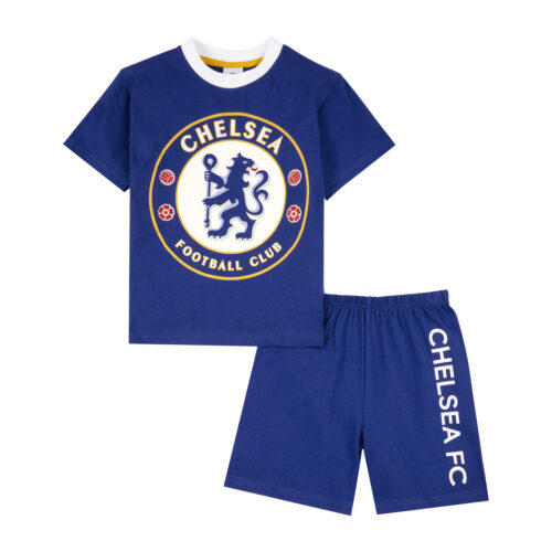 Chelsea F.C Boys Pyjamas Short Pjs Set - Characterville
