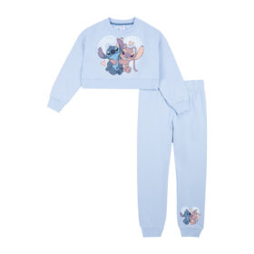 Disney Lilo & Stitch Girls Tracksuit Outfit Set - Characterville